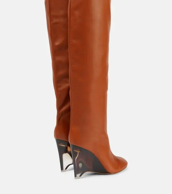 Alaïa Leather Knee-high Boots