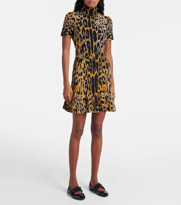 Alaïa Jacquard Mini Dress