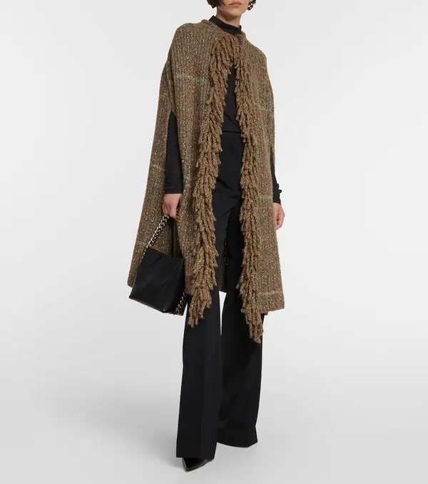Stella McCartney Fringed Poncho