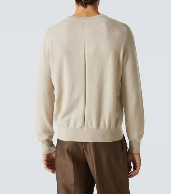 THE ROW Benji Cashmere Sweater - Beige