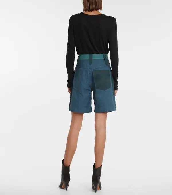 MARANT ETOILE Kalerna Cotton And Linen Shorts