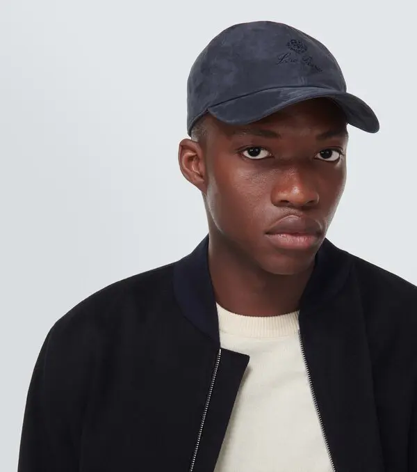 Loro Piana Logo Baseball Cap - Blue