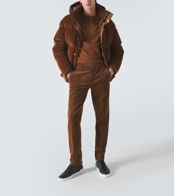 Zegna Cashmere Crew Neck Sweater - Brown