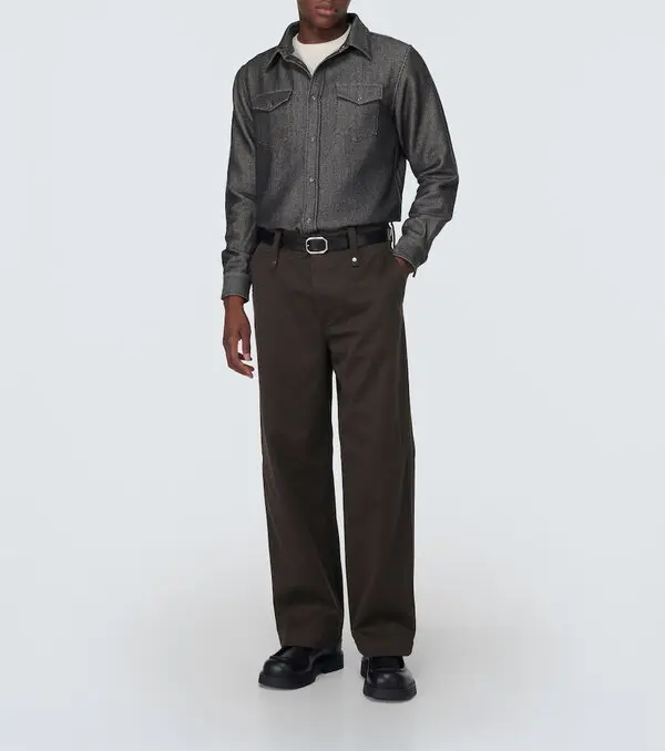 GOD'S TRUE CASHMERE Cashmere And Cotton Twill Shirt