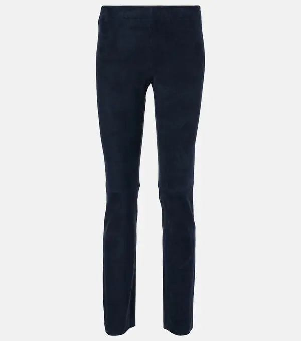 Stouls Jacky Suede Slim Pants - Blue