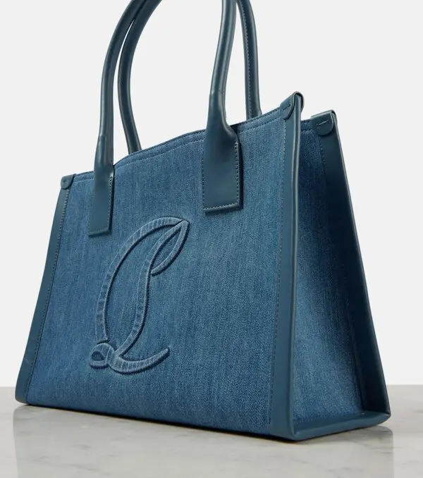 CHRISTIAN LOUBOUTIN Large Denim Tote Bag