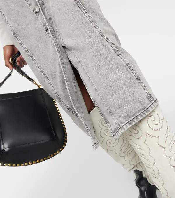 MARANT ETOILE Vandy Denim Midi Skirt
