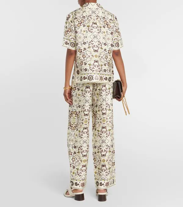 Tory Burch Printed Silk Shirt