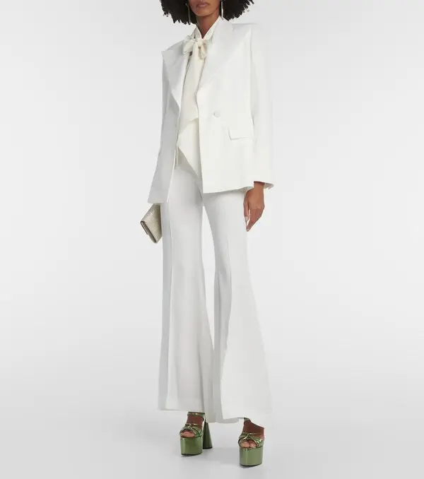 Nina Ricci High-rise Cady Flared Trousers