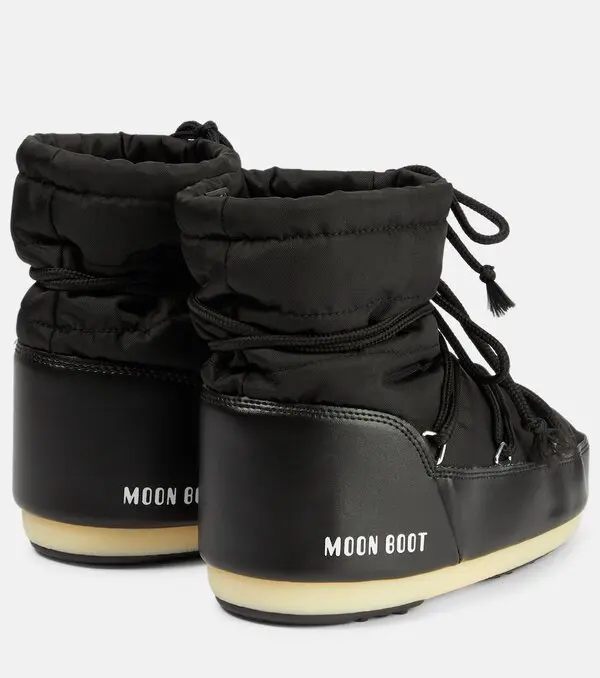 Moon Boot Icon Light Low Lace-up Snow Boots - Black