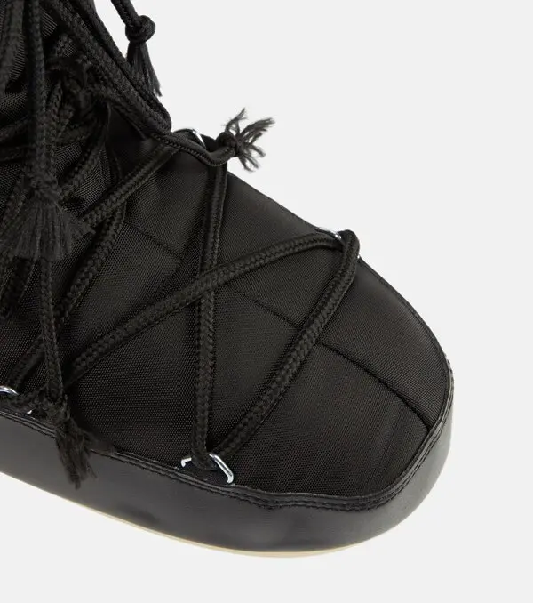 Moon Boot Icon Light Low Lace-up Snow Boots - Black