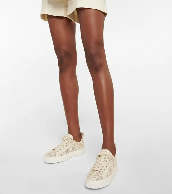 Chloé Lauren Lace Up Sneakers