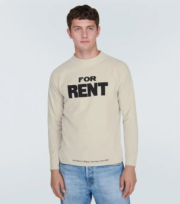 ERL For Rent" Long Sleeve Sweater