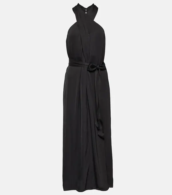Velvet By Graham & Spencer Halterneck Midi Dress