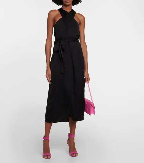 Velvet By Graham & Spencer Halterneck Midi Dress