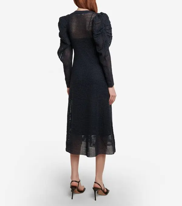 Ulla Johnson Marlena Knit Midi Dress - Blue