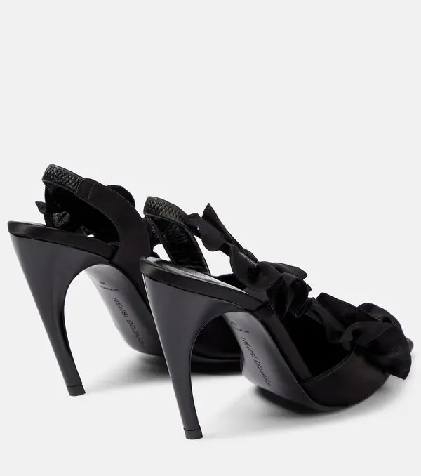 NENSI DOJAKA Ruffled Slingback Pumps
