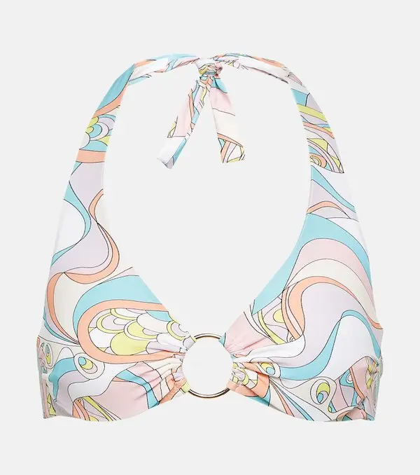 Melissa Odabash Brussels Printed Bikini Top - Multicoloured