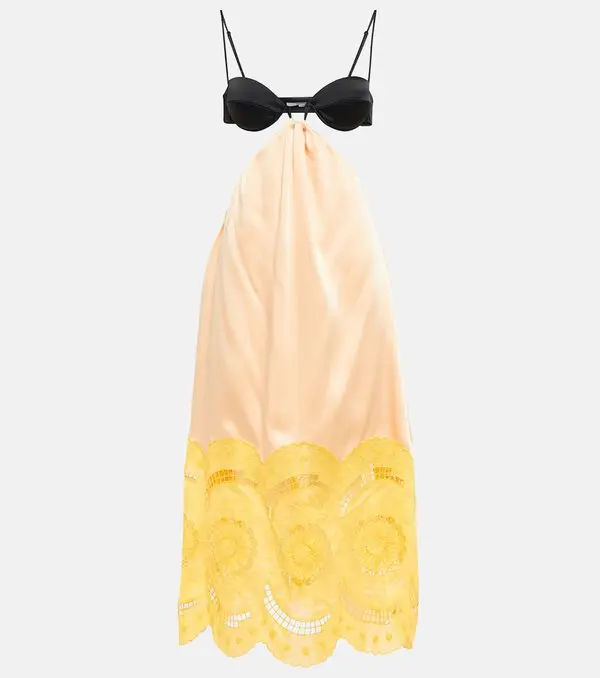 Stella McCartney Embroidered Cutout Gown - Multicoloured