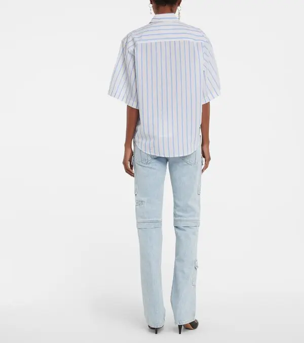 MARANT ETOILE Striped Cotton Shirt