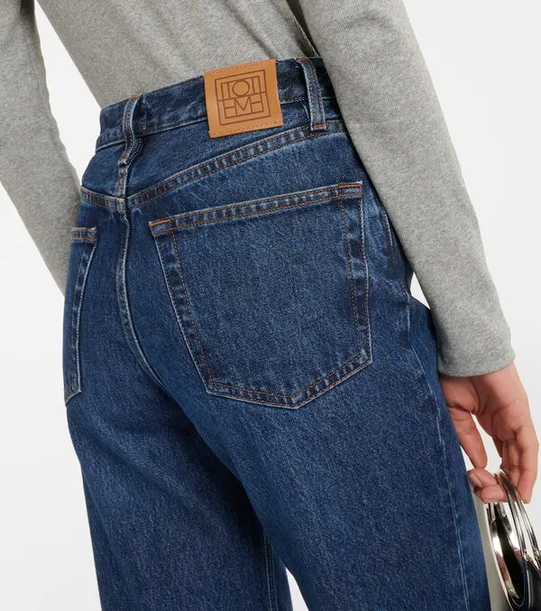 TOTEME Classic Cut High-rise Straight Jeans