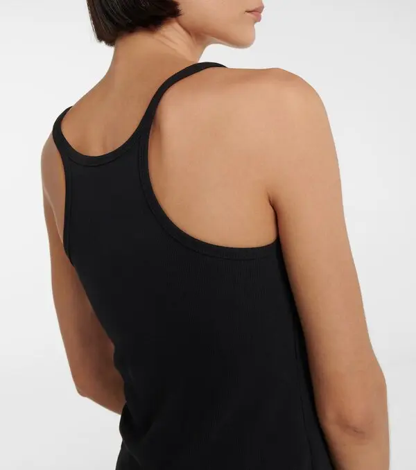 TOTEME Racerback Cotton-blend Tank Top