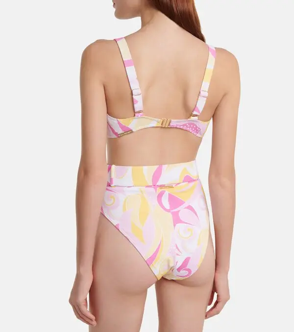 ALEXANDRA MIRO Clara Printed Bikini Top