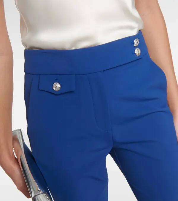 Veronica Beard Renzo High-rise Cropped Slim Pants