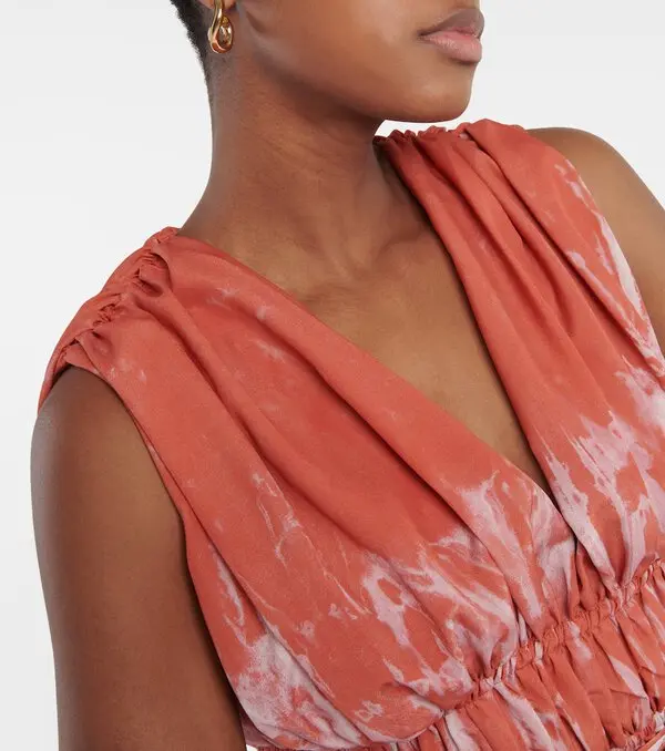 Altuzarra Fiona Ruched Midi Dress
