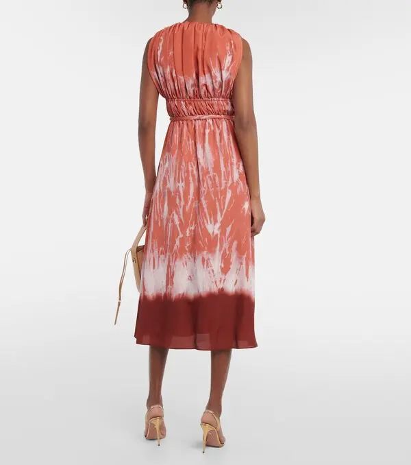 Altuzarra Fiona Ruched Midi Dress
