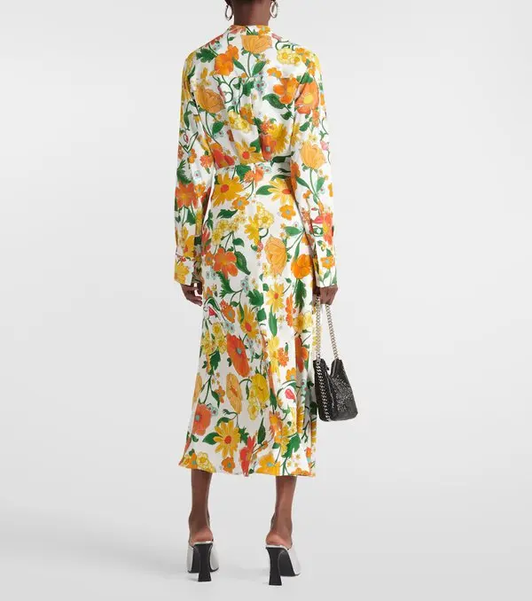 Stella McCartney Floral Cady Maxi Skirt