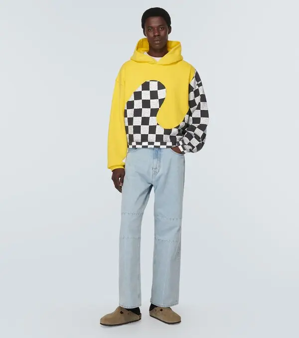 ERL Cotton Jersey Hoodie