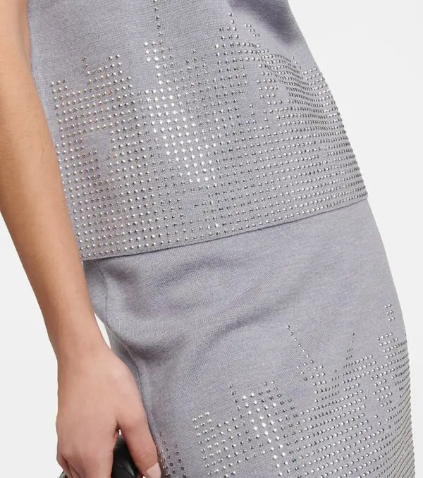 JW Anderson Embellished Wool Top