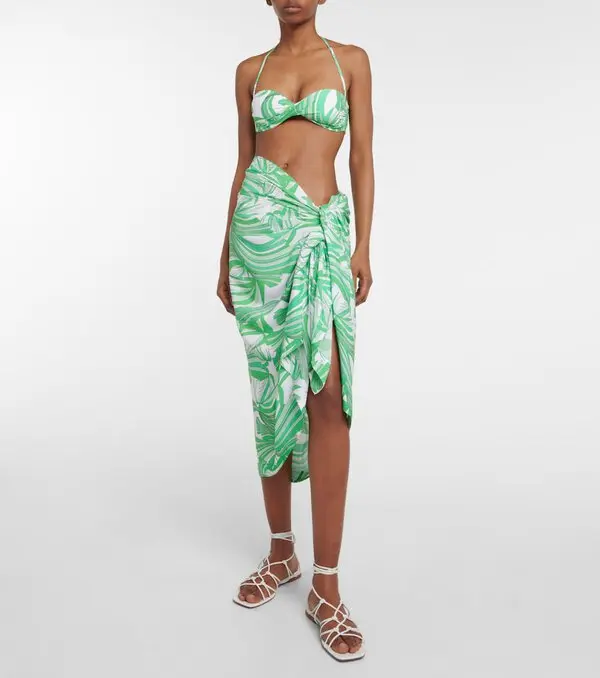 Melissa Odabash Pareo Printed Beach Cover-up