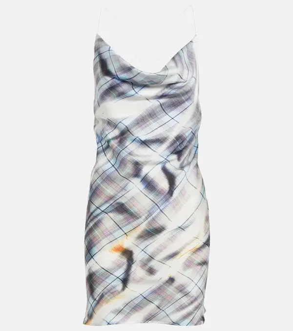 Y/project Invisible Strap Slip Dress - Multicoloured