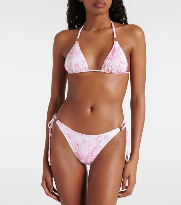 Melissa Odabash Cancun Printed Bikini Bottoms - Multicoloured