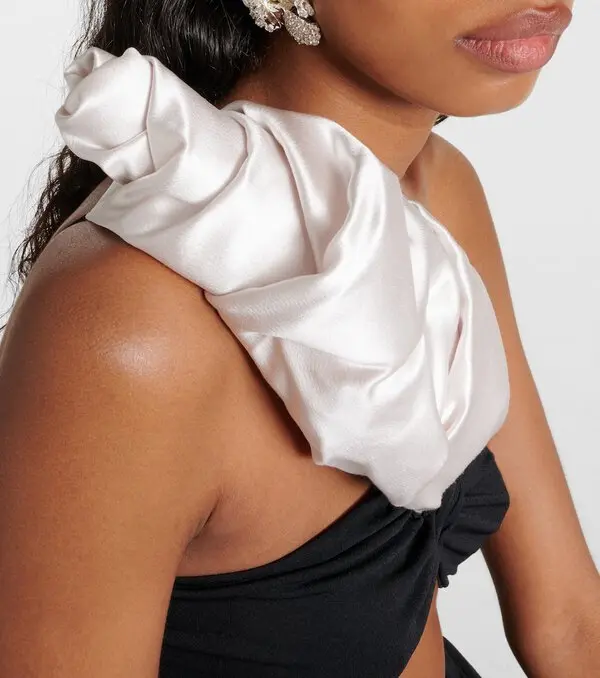 Magda Butrym One-shoulder Gown With Ruffled Detail