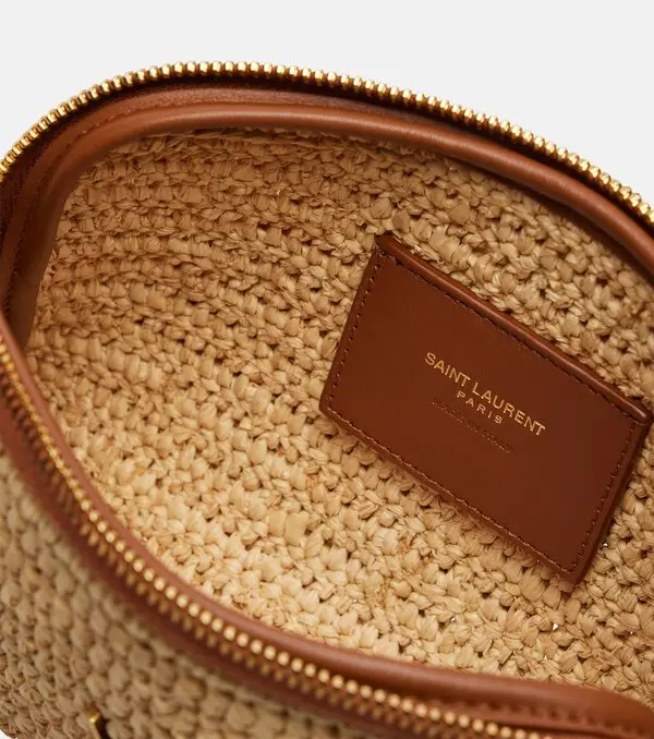 Saint Laurent Gaby Raffia Shoulder Bag