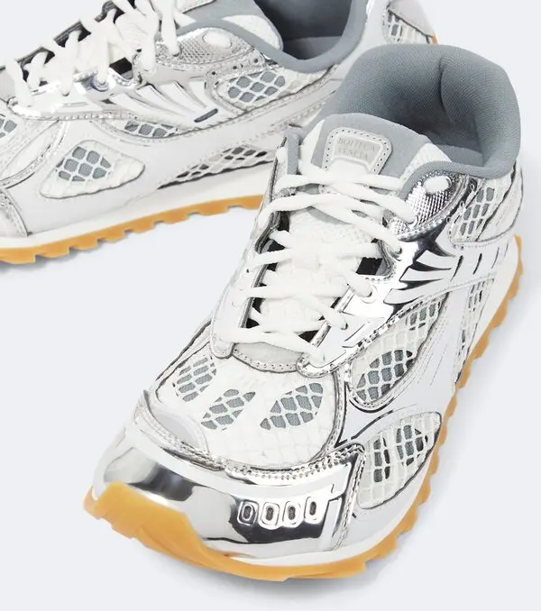 Bottega Veneta Orbit Sneakers - Silver