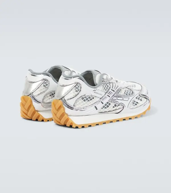 Bottega Veneta Orbit Sneakers - Silver