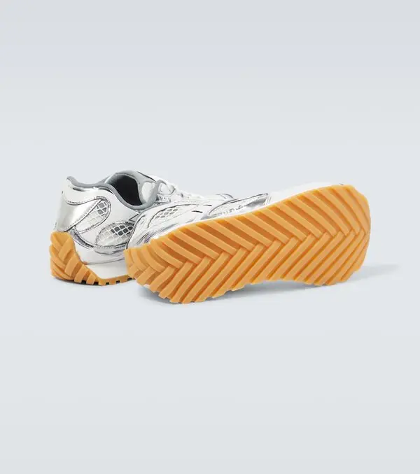 Bottega Veneta Orbit Sneakers - Silver