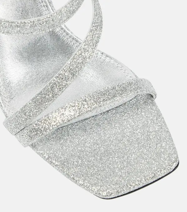 NODALETO Bulla Gemini Mary Jane Sandals In Glitter
