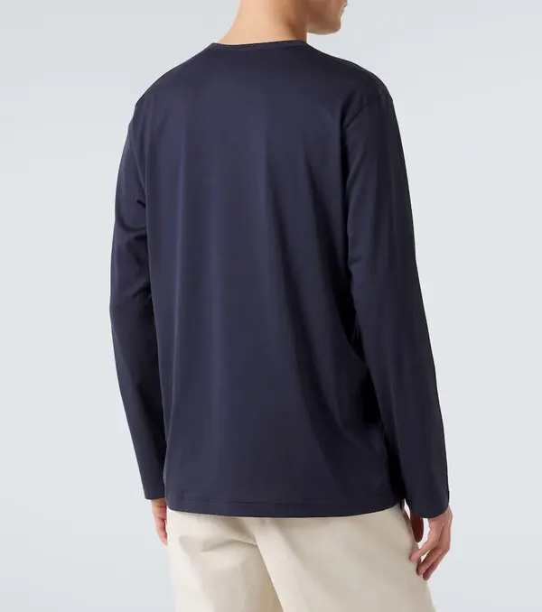 Sunspel Classic Long Sleeve Cotton T-shirt