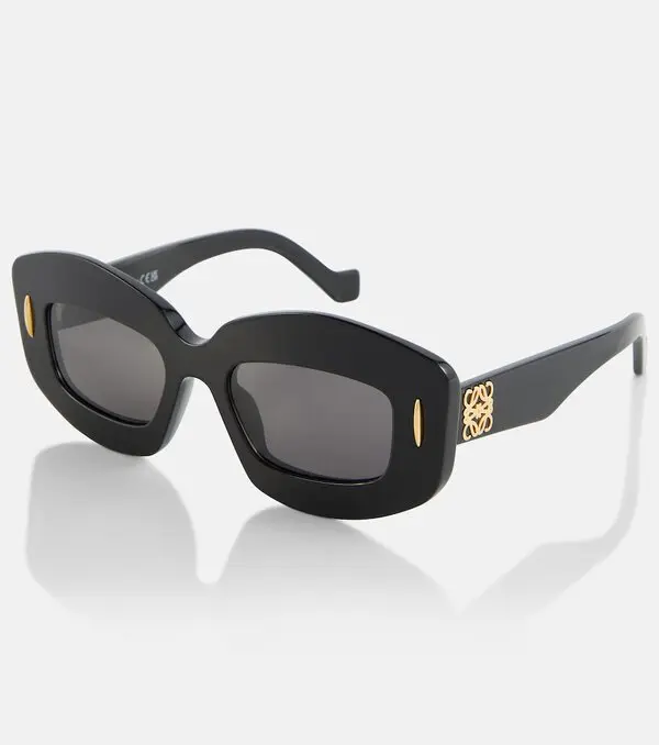 Loewe Screen Rectangular Sunglasses - Black