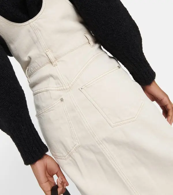 MARANT ETOILE Filipine Denim Mini Dress