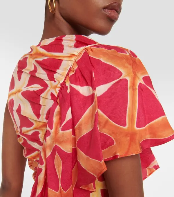 Ulla Johnson Printed Silk Maxi Dress - Multicoloured