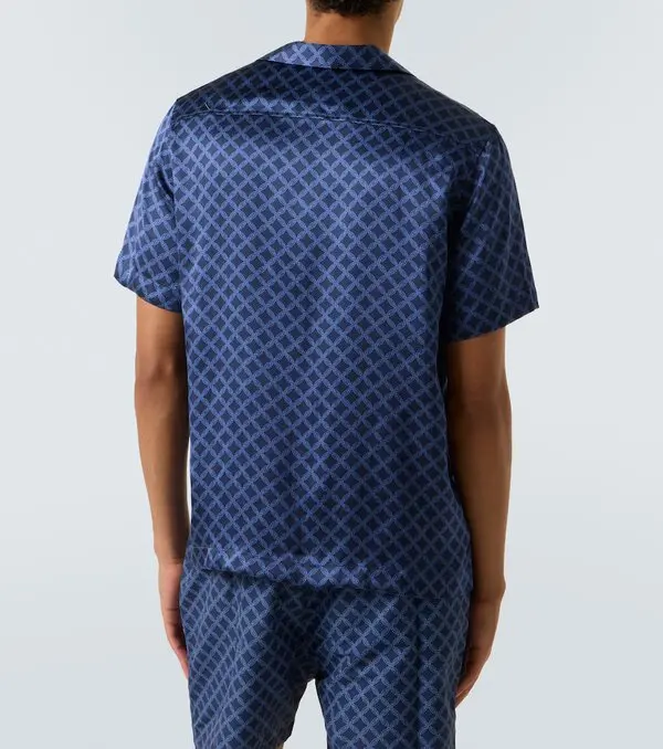 Frescobol Carioca Roberto Silk Bowling Shirt