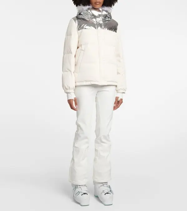 YVES SALOMON Shearling-trimmed Down Jacket