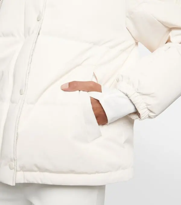 YVES SALOMON Shearling-trimmed Down Jacket