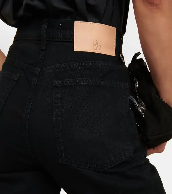 Ulla Johnson Lou High-rise Flared Jeans - Black